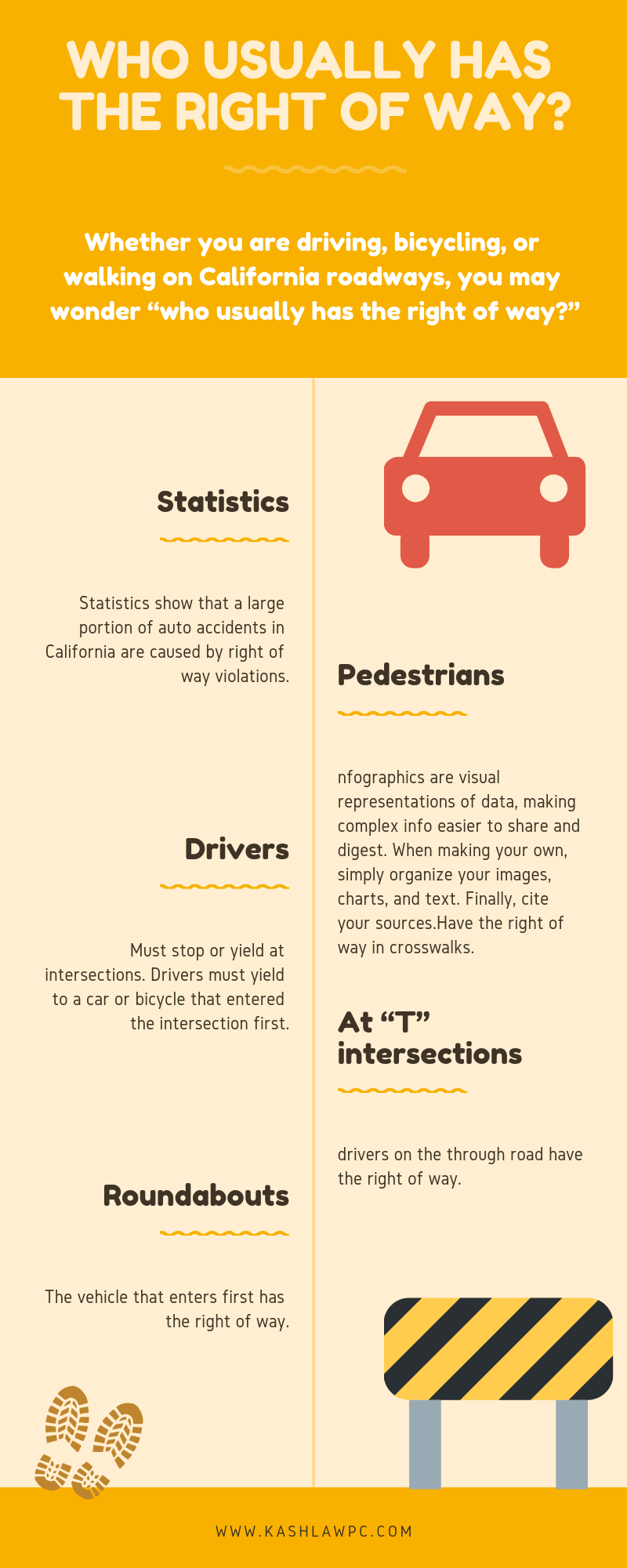 Who Usually Has The Right of Way? (INFOGRAPHIC)